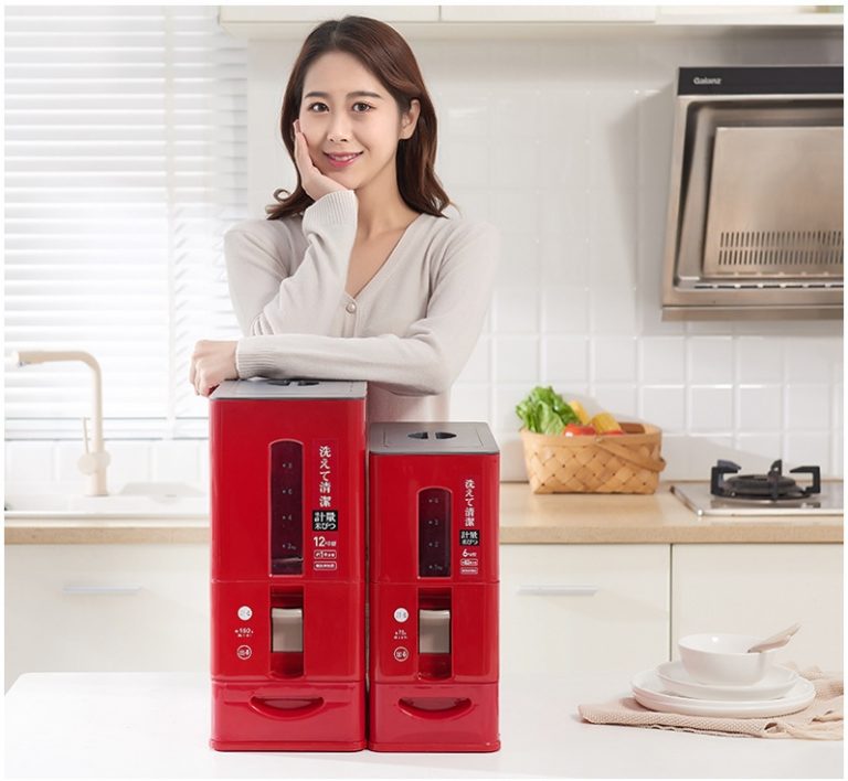 Thùng đựng gạo rời Nhật Bản 6kg và 12kg MT612 | Flexhouse VN