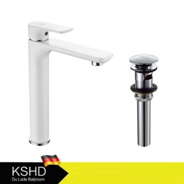 Combo vòi chậu rửa mặt và bộ xả cao cấp DL6001B | Flexhouse VN