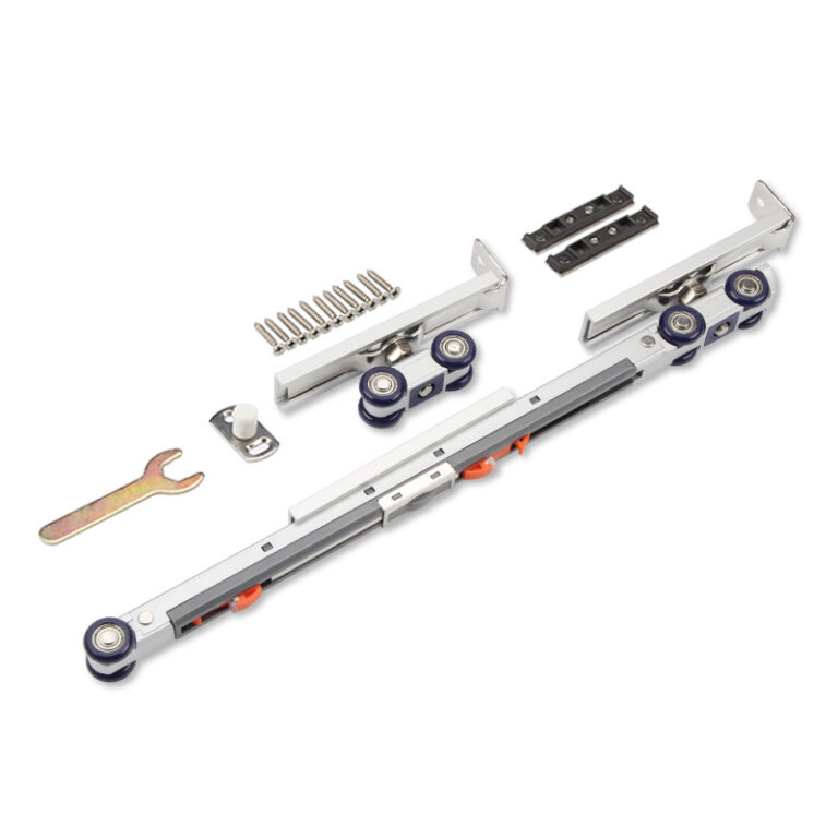 Bộ Bánh xe cửa lùa treo cửa gỗ 8 bánh DFL-P058A | Flexhouse VN