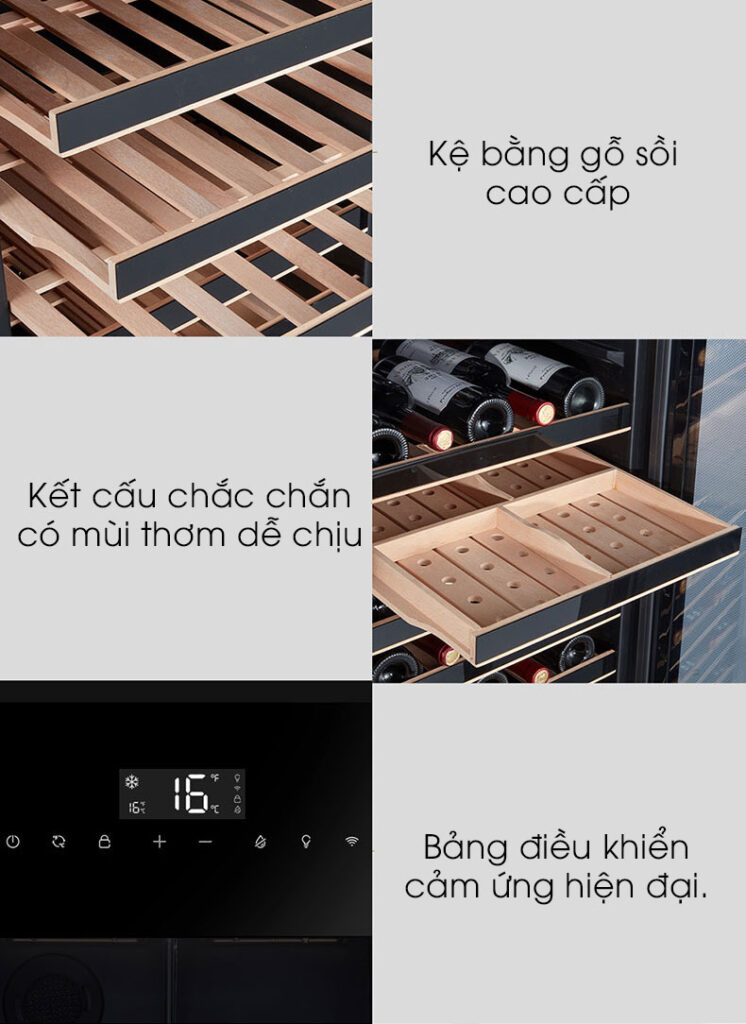Tủ rượu vang mini Vinocave 35 chai CWC-52A | Flexhouse VN