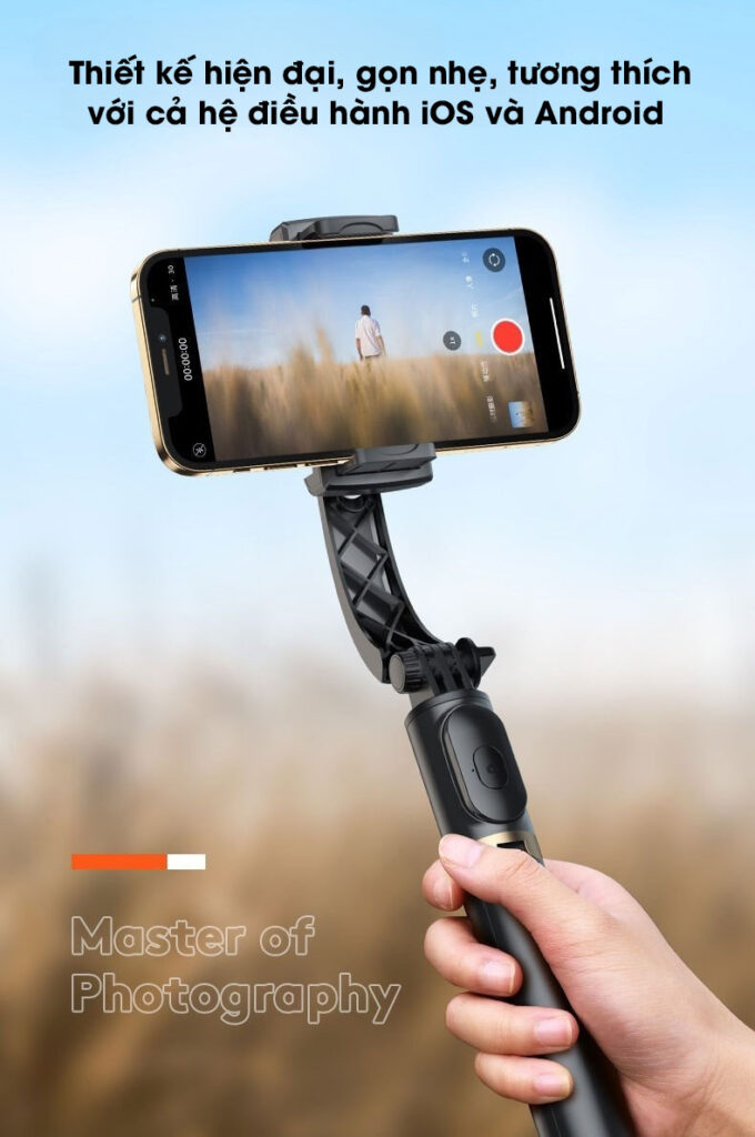 Gimbal điện thoại chống rung quay Vlog Q08 | Flexhouse VN