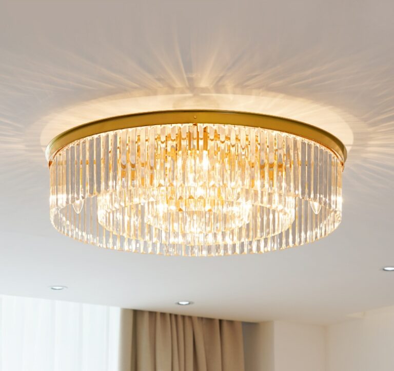 Đèn mâm pha lê phòng khách sang trọng HL806 | Flexhouse VN