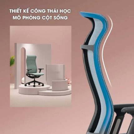 Ghế xoay văn phòng công thái học cao cấp V5-GH-02 | Flexhouse VN