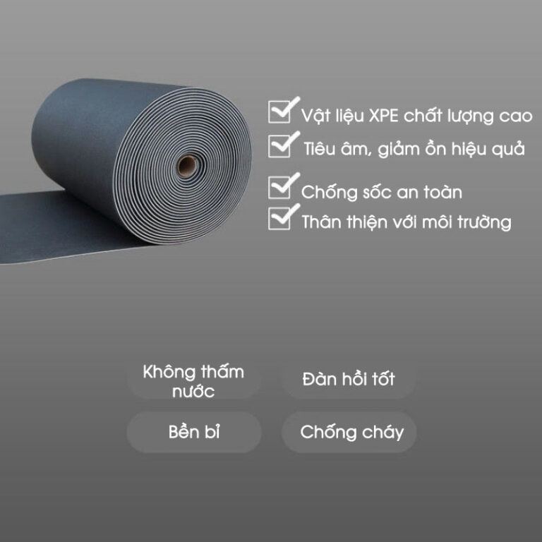 Tấm cách âm sàn composite ba lớp chống sốc GH027 | Flexhouse VN