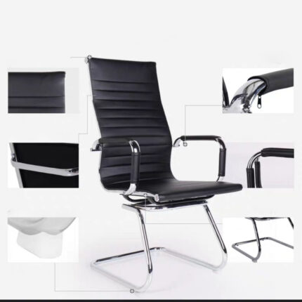 Ghế văn phòng lưng da khung inox cao cấp L2036 | Flexhouse VN