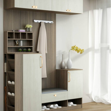 Tay nắm tủ quần áo hợp kim kẽm hình cung EM3516 | Flexhouse VN