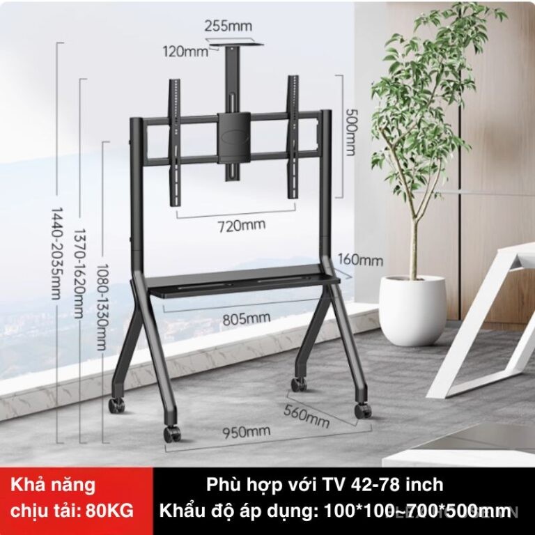 Giá đỡ TV di động thông minh 42-100 Inch FK493 | Flexhouse VN
