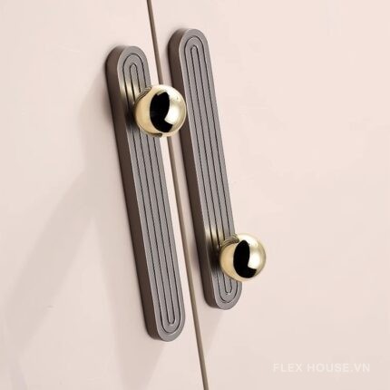 Tay nắm tủ đế dài phối núm tròn kiểu Âu ANA1721 | Flexhouse VN